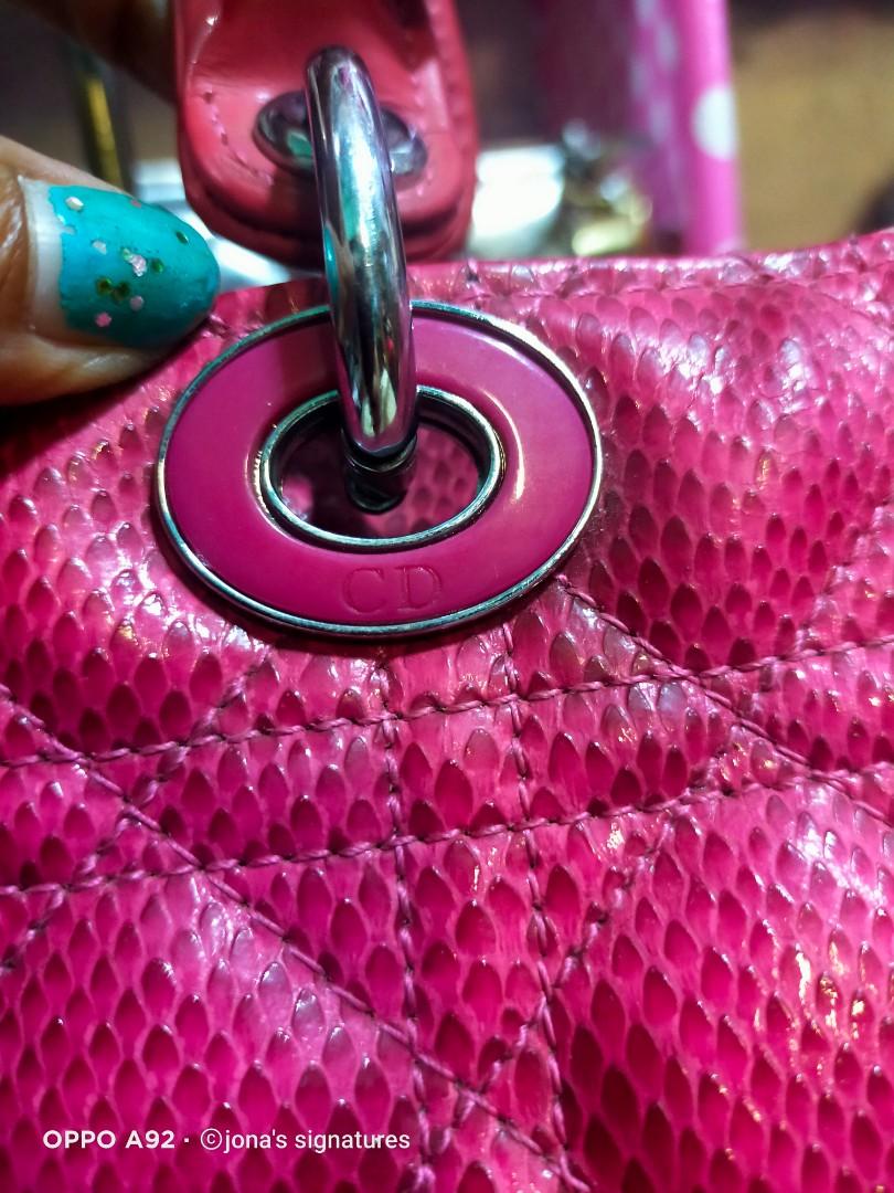 lady dior snake skin, Luxury, Bags & Wallets on Carousell