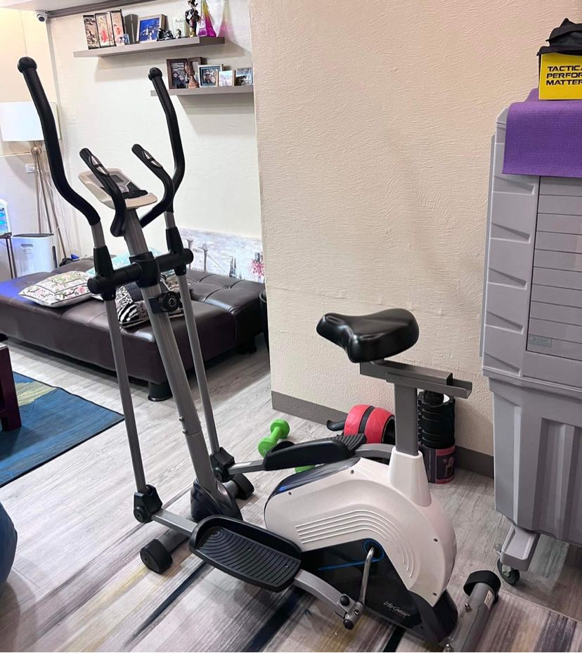 Lifegear 2 in 1 Elliptical cross trainer, Sports Equipment, Exercise ...