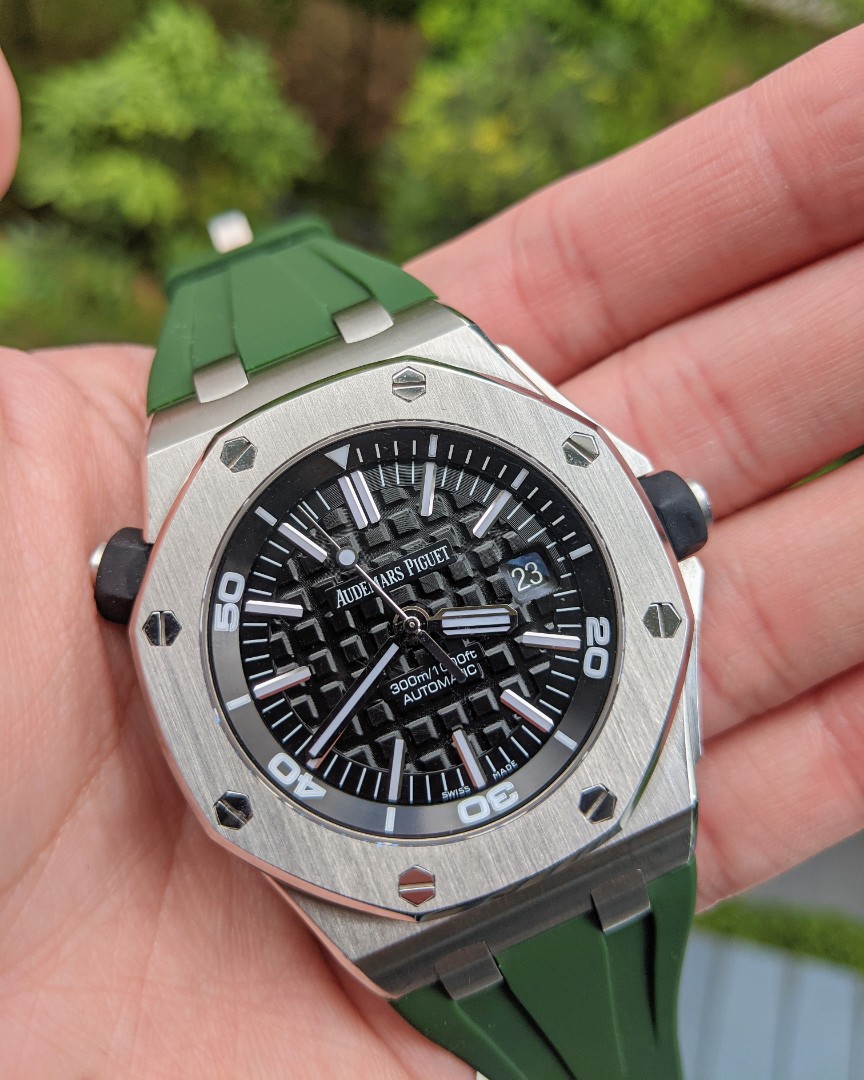 [LNIB] AP Diver 15703st Audemars Piguet 15703, Luxury, Watches on Carousell