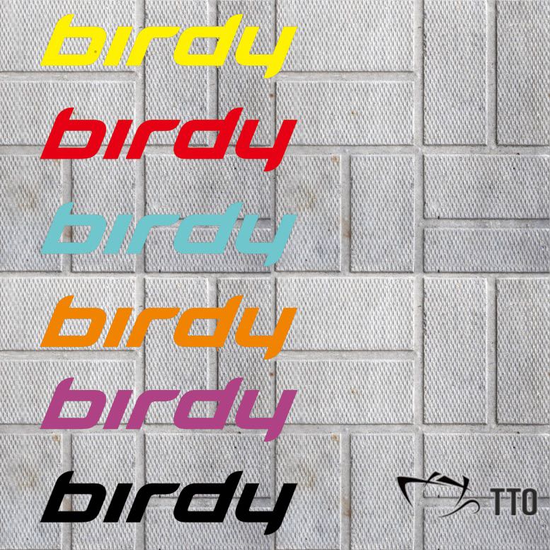 [LocalSG] Birdy Bike Logo Sticker ***Buy 1 get 1 free***, Sports Equipment, Bicycles & Parts ...