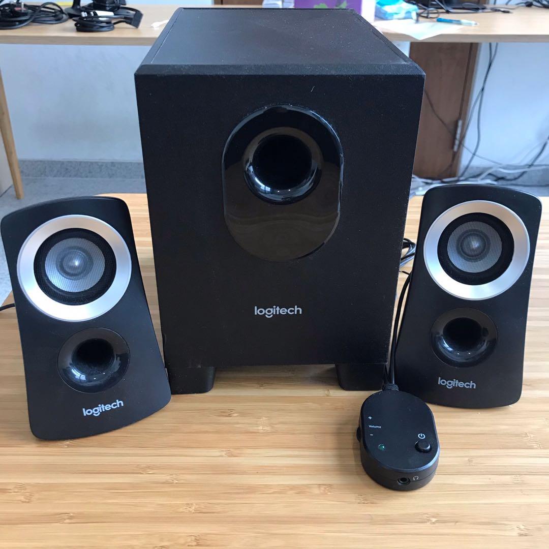 Logitech Z313 PC Laptop Speaker System, Audio, Soundbars, Speakers ...