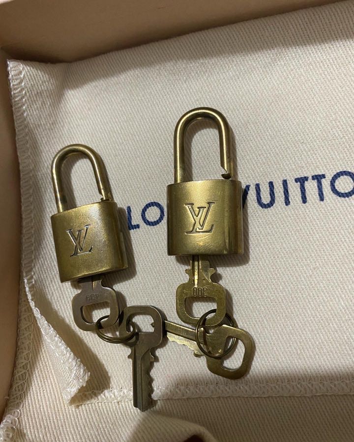 Lv padlock and keys, Luxury, Accessories on Carousell