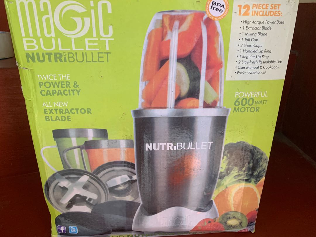 Magic bullet nutri bullet blender extractor, TV & Home Appliances ...