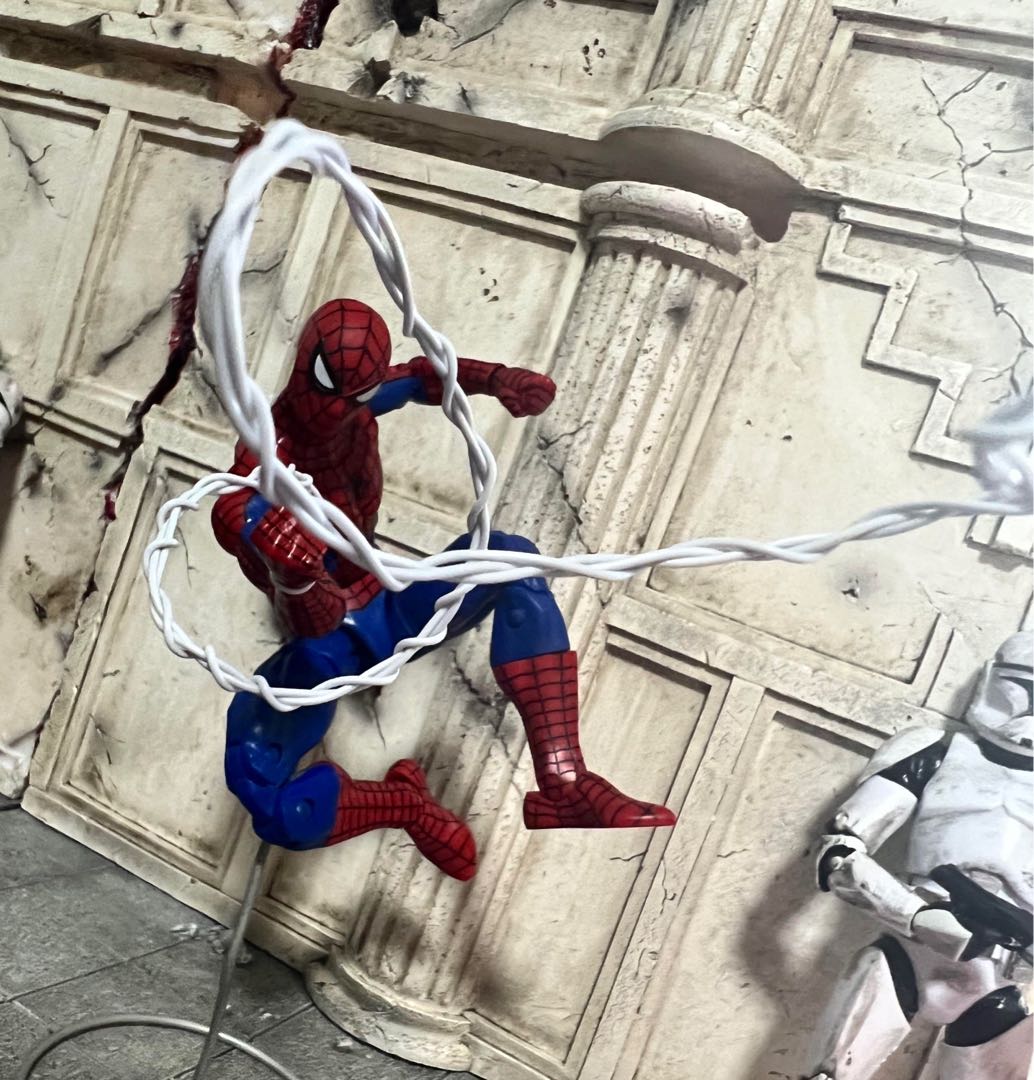 Marvel Legends 1/12 Scale Spider-Man Webbings Web String, Hobbies ...