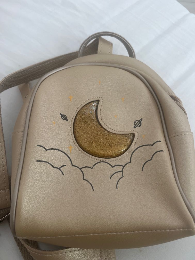 Mini Backpack gold for girl, Babies & Kids, Babies & Kids Fashion on ...