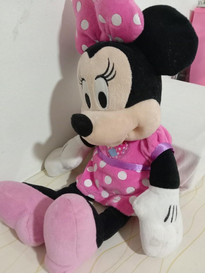 Minnie Mouse Pink Plush Stuffed Toy, Hobbies & Toys, Toys & Games on ...