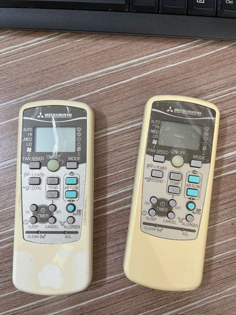 Mitsubishi remote controller, TV & Home Appliances, Air Conditioners ...