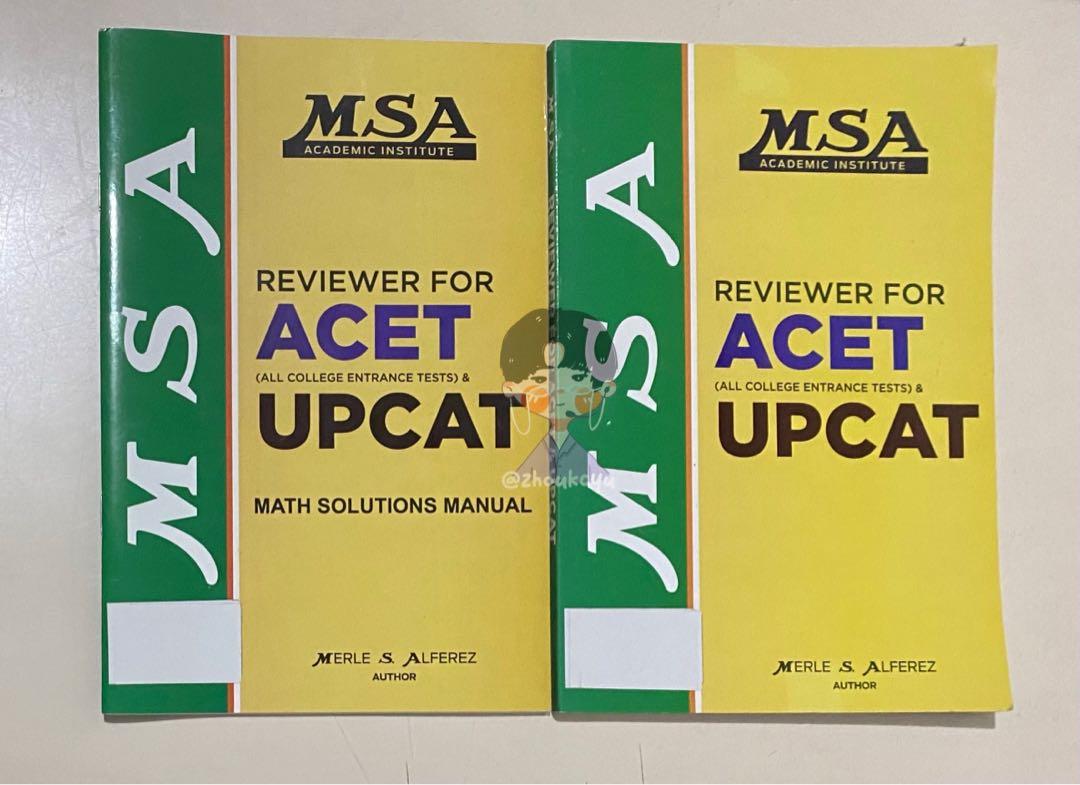 CET (College Entrance Test) Reviewer - MSA UPCAT and ACET Reviewer ...