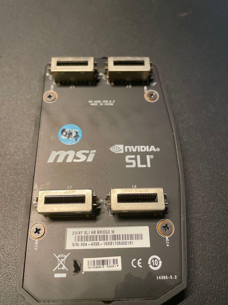 Msi 2way SLI bridge, Computers & Tech, Parts & Accessories, Other ...