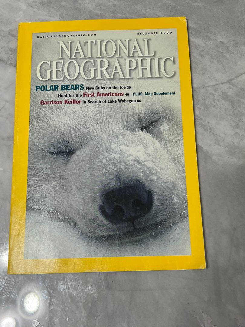 NATIONAL GEOGRAPHIC POLAR BEARS, 興趣及遊戲, 書本 & 文具, 雜誌及其他 - Carousell