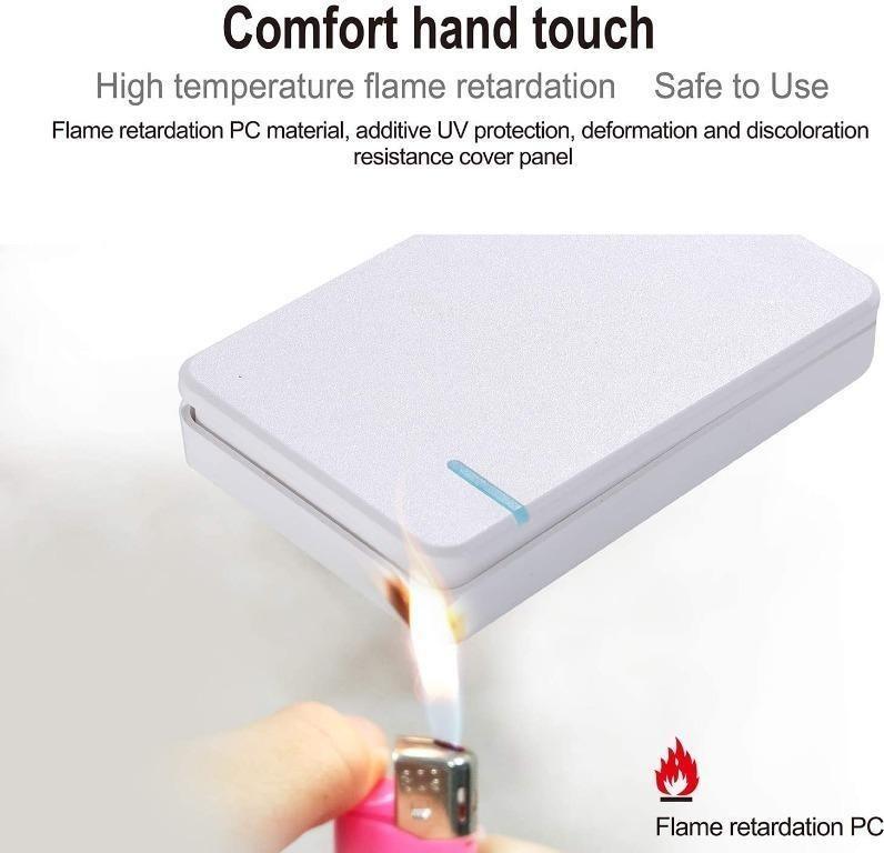 NineLeaf Portable Mini Wireless Switch Kit for Lights Lamps with Remote ...