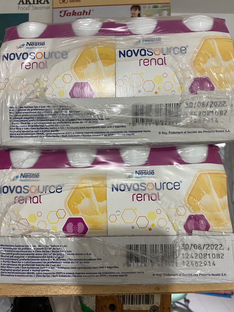 Novasource Renal Vanilla Flavour, Health & Nutrition, Health ...