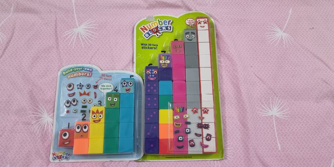 Number blocks Cbeebies, Hobbies & Toys, Toys & Games on Carousell