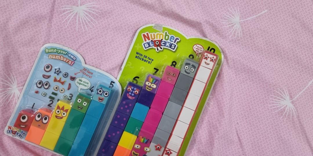 Number blocks Cbeebies, Hobbies & Toys, Toys & Games on Carousell