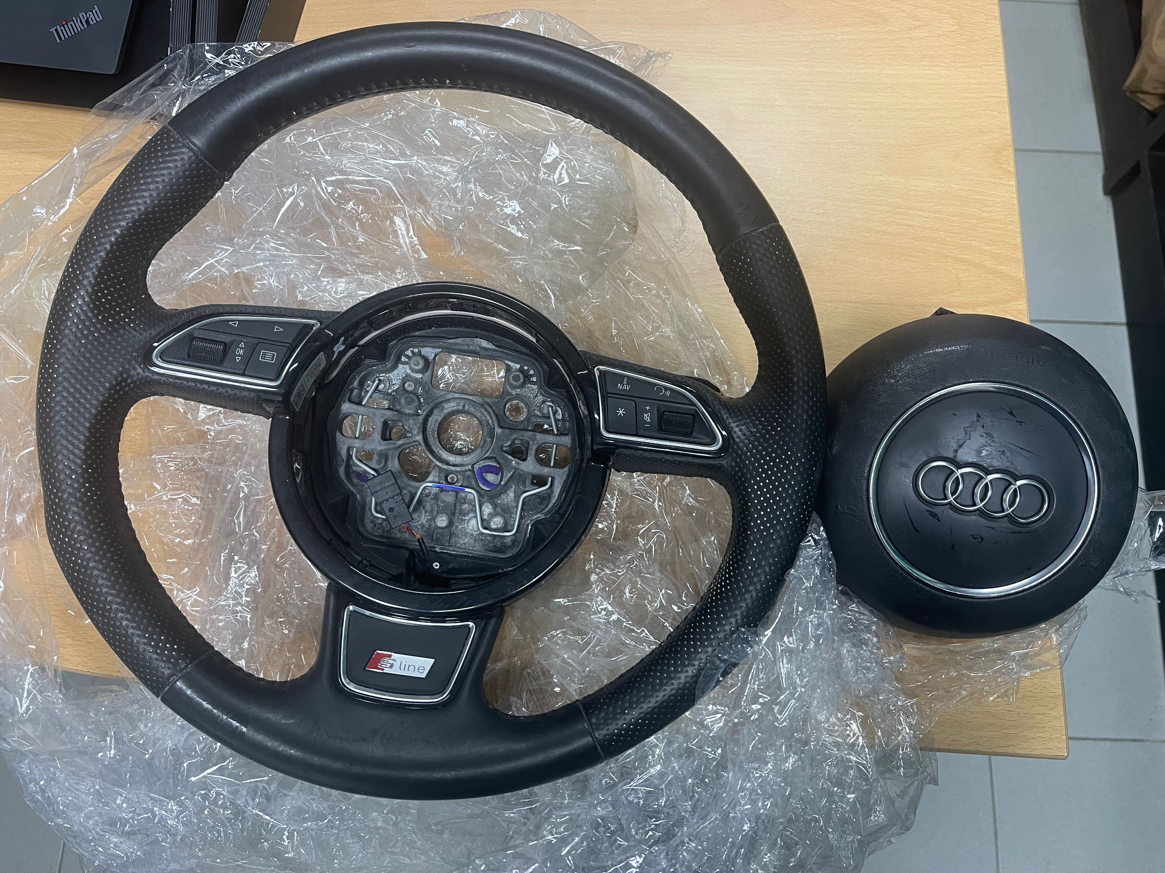 Original Audi S-Line Steering wheel with Airbag, Car Accessories ...