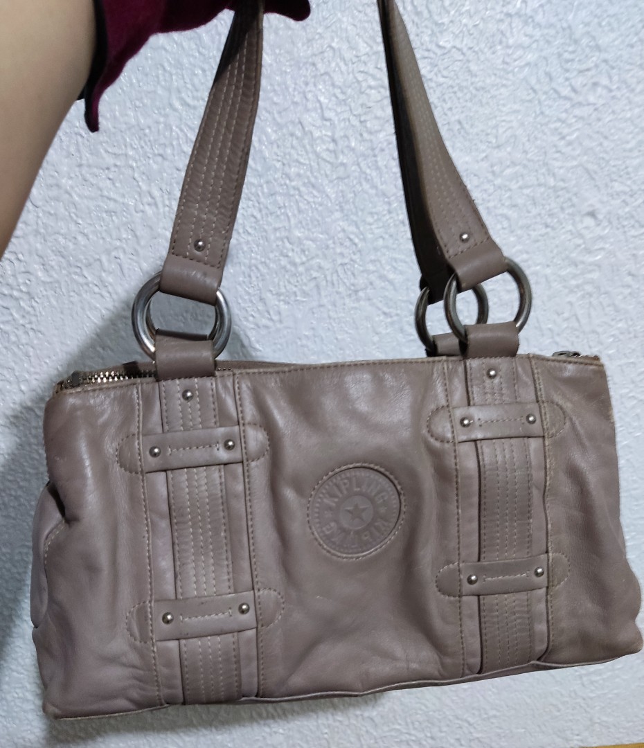 Original Kipling Genuine Leather Shoulder Bag, Women's Fashion, Bags ...