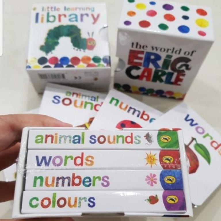 [Original] Little Learning Library 4 mini books set Eric Carle SD1314 ...