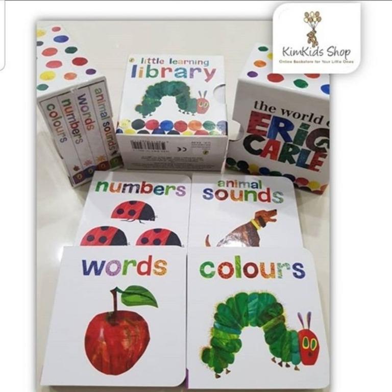 [Original] Little Learning Library 4 mini books set Eric Carle SD1314 ...