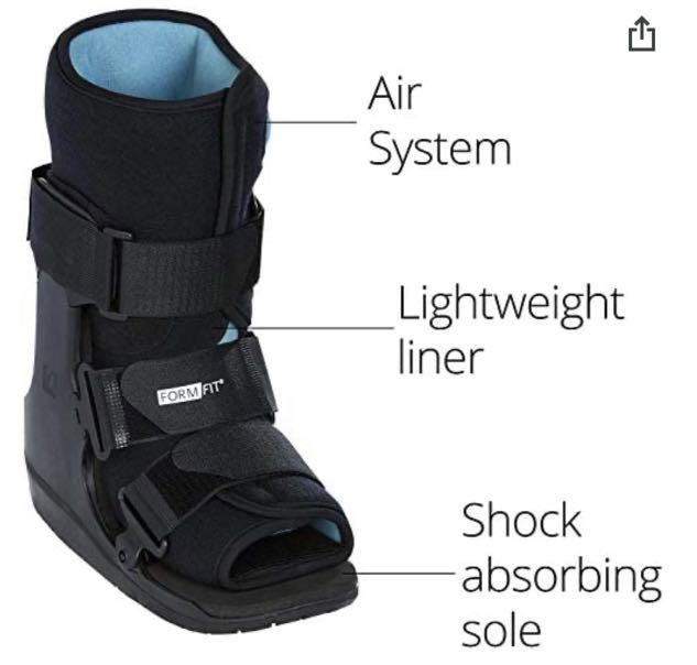 OSSUR FORM FIT LOW TOP WALKER BOOT - ANKLE GUARD -SMALL SIZE - FOR ...