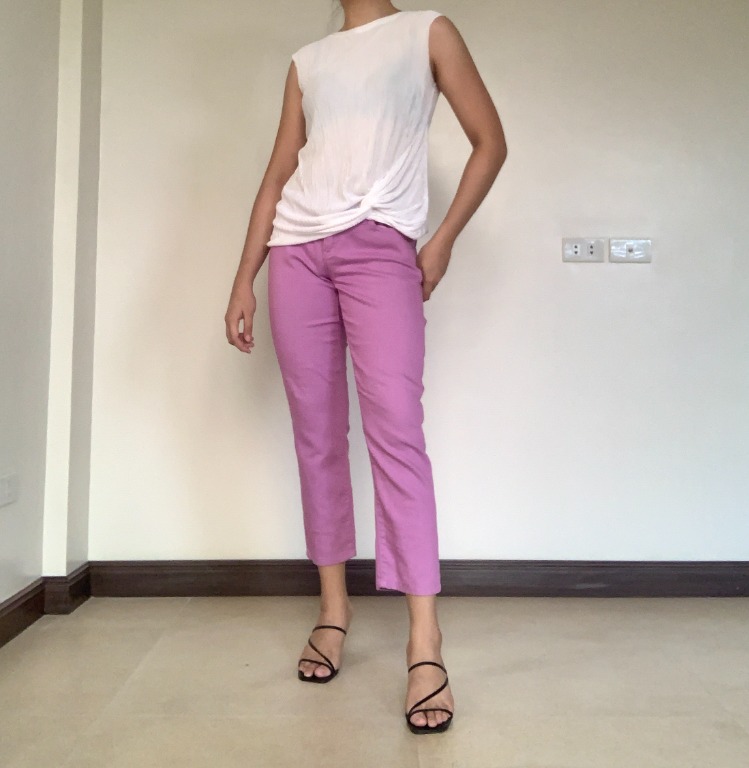 Pastel purple pants, Women's Fashion, Bottoms, Jeans on Carousell