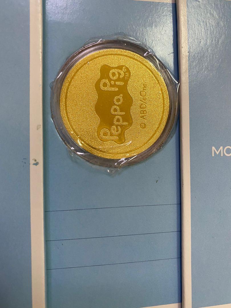 Peppa pig gold coin, Hobbies & Toys, Toys & Games on Carousell