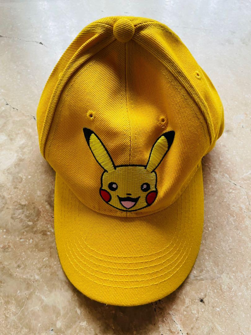 Pikachu Cap, Yellow, Men's Fashion, Watches & Accessories, Caps & Hats ...