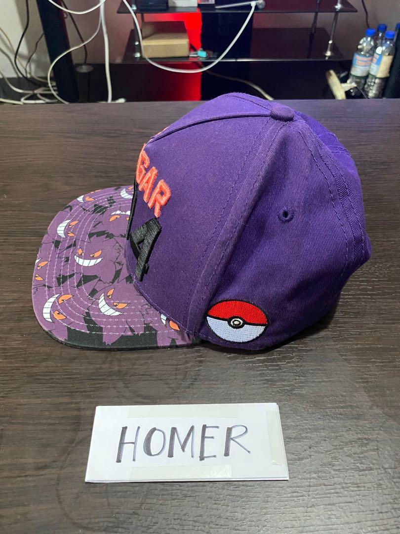 Pokemon Gengar Snapback Cap, Men's Fashion, Watches & Accessories, Caps ...