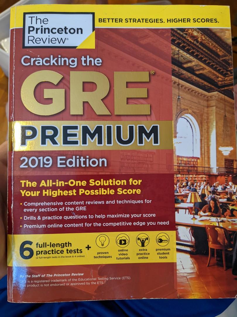 Princeton Review GRE 2019, Hobbies & Toys, Books & Magazines, Textbooks ...
