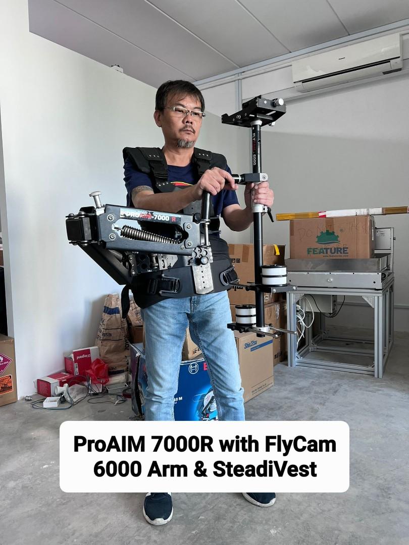 ProAIM 7000R SteadiCam with FlyCam 6000 (SteadiVest included ...
