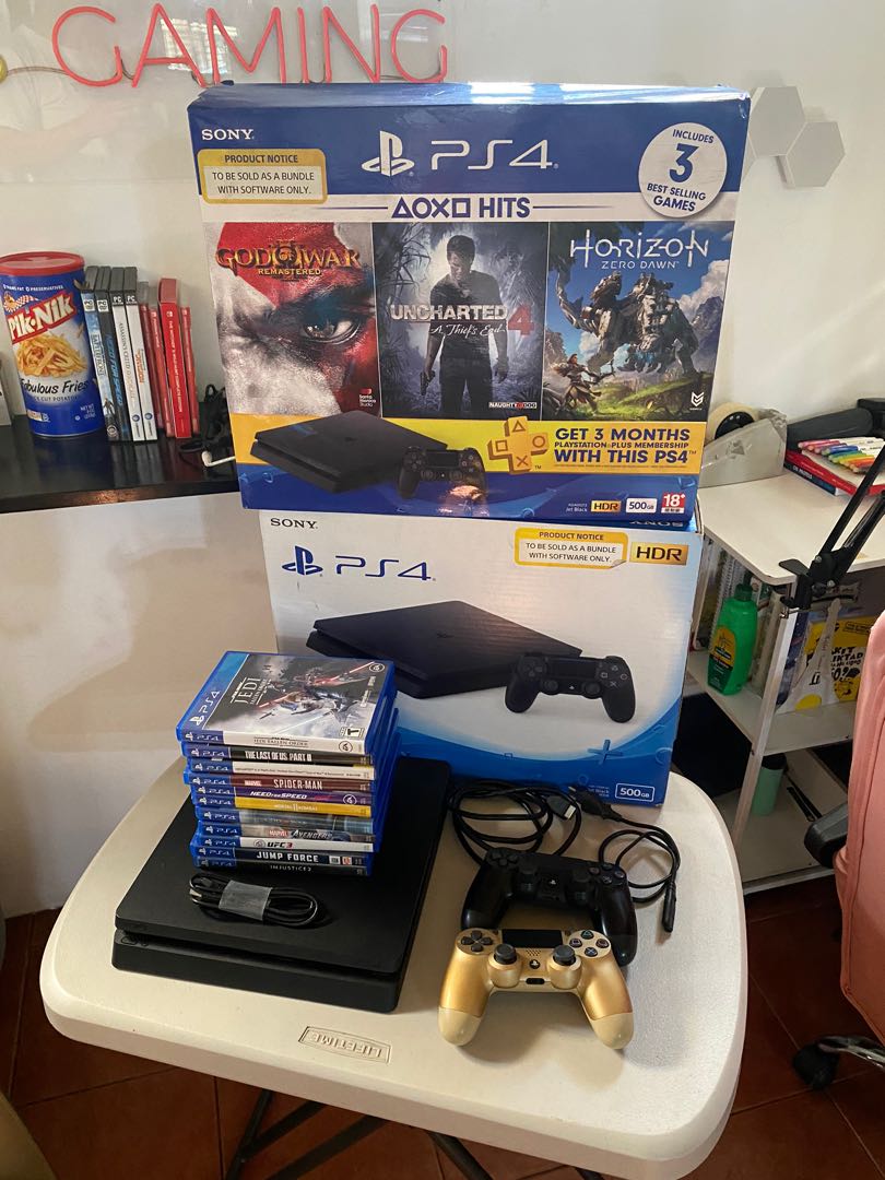 Ps4 Slim 500gb, Video Gaming, Video Game Consoles, PlayStation on Carousell