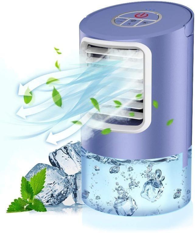 QUARED Personal Air Cooler, 3 in 1 Portable Air Conditioner, Mini ...