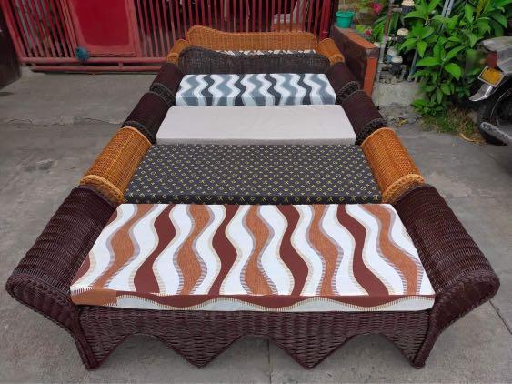 Rattan / Wicker Cleopatra chair ( devan ), Furniture & Home Living ...