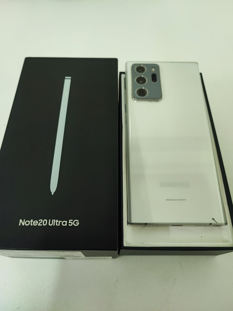 Samsung Note 20 ultra white 256gb (used), Mobile Phones & Gadgets ...