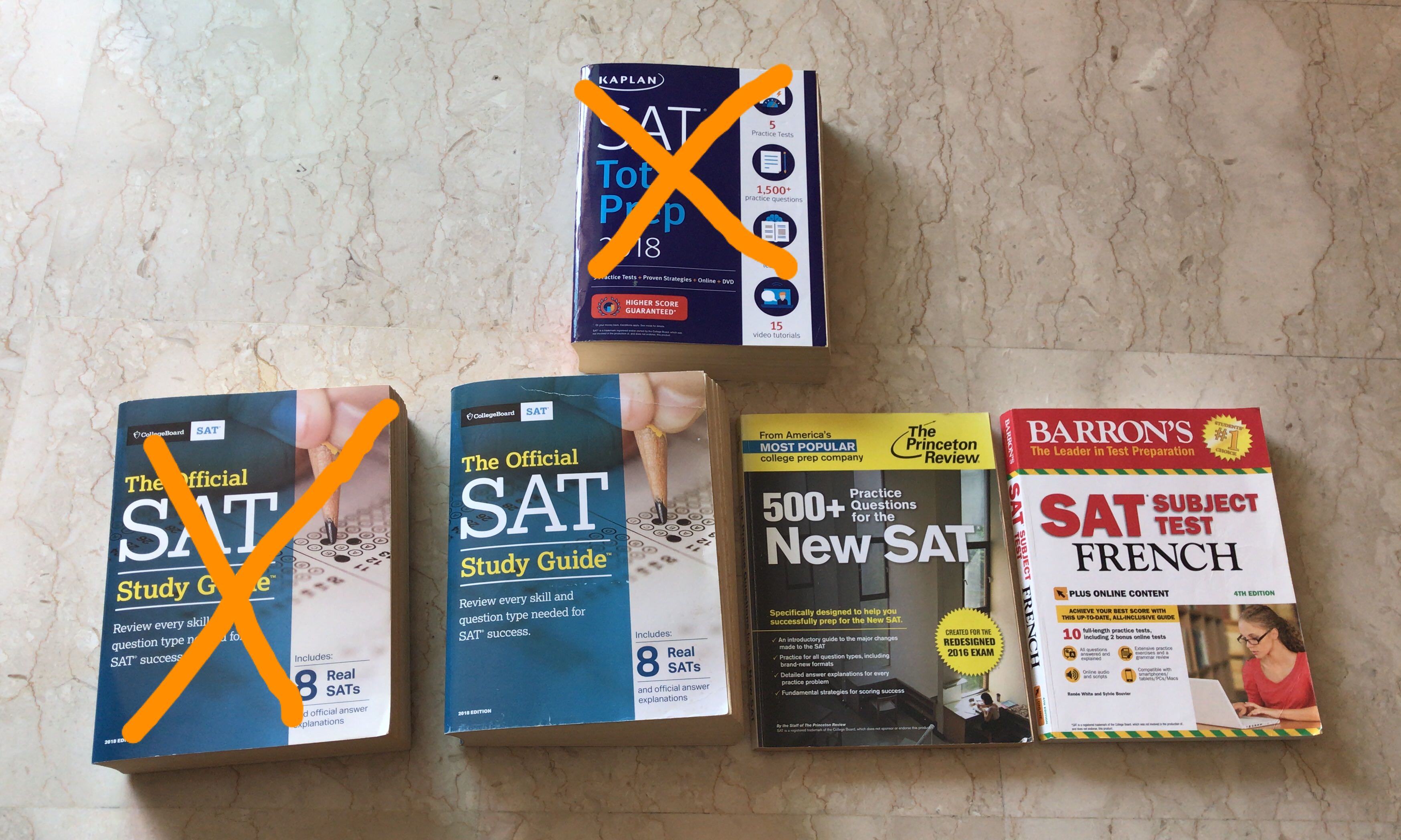 SAT books, Hobbies & Toys, Books & Magazines, Assessment Books on Carousell