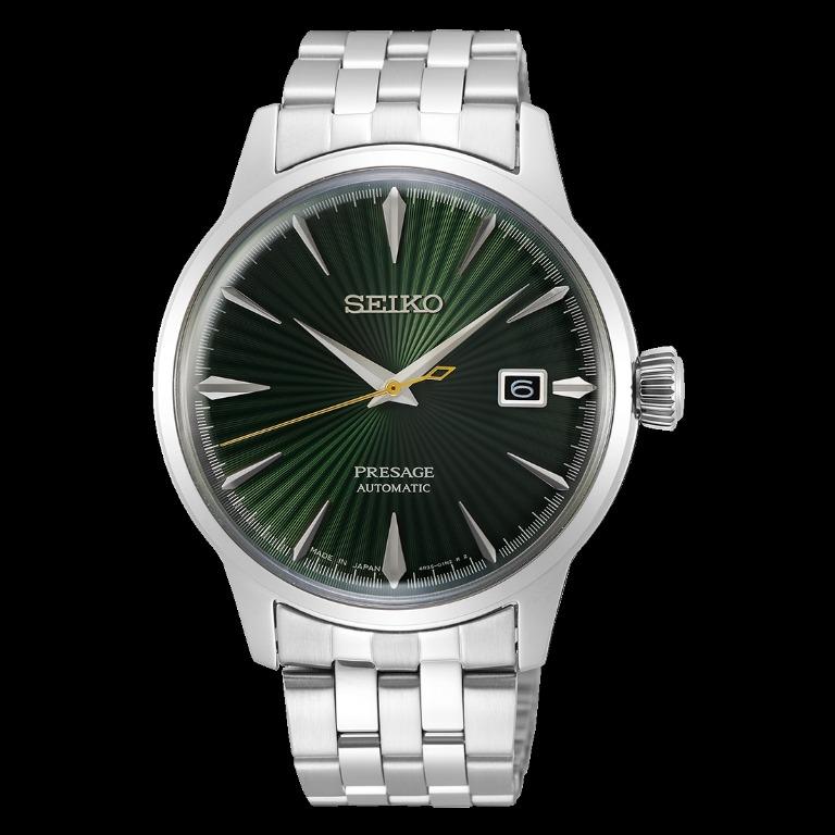 Seiko Presage Mockingbird Green Cocktail Time Automatic Watch SRPE15 ...