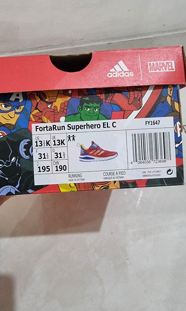 Sepatu adidas marvel superhero adventure ori, Bayi & Anak, Lainnya di ...