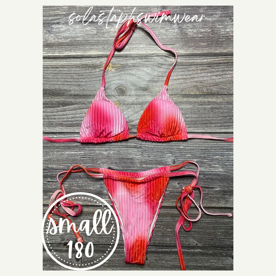 Shein Ombre String Bikini, Women's Fashion, Swimwear, Bikinis ...