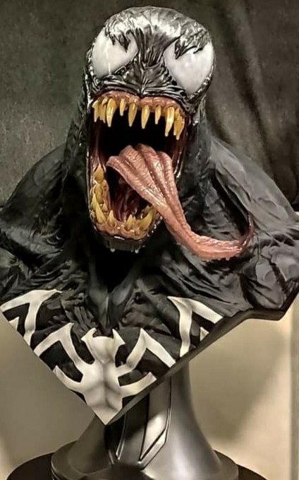 Sideshow Life Size Venom Bust, Hobbies & Toys, Toys & Games on Carousell