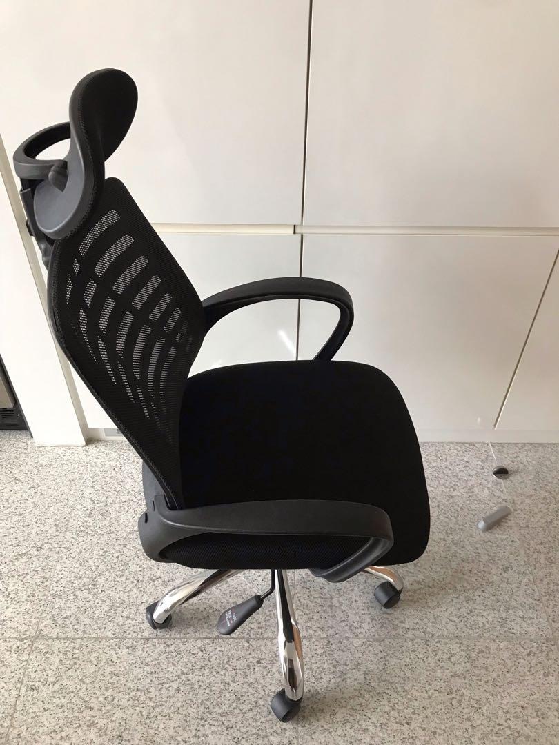 Smart Office Chair Black, Furniture & Home Living, Furniture, Chairs on ...