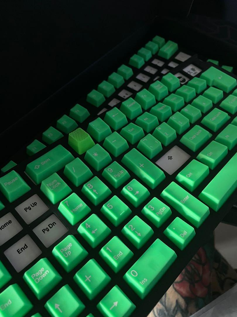 Taihao Haunted Slime Sprout ABD Doubleshot Keycap Translucent ...
