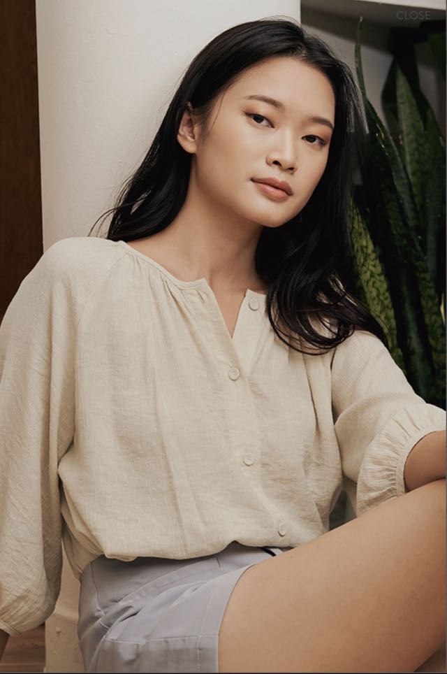 TCL Errine Top in Buttermilk, Women's Fashion, Tops, Blouses on Carousell