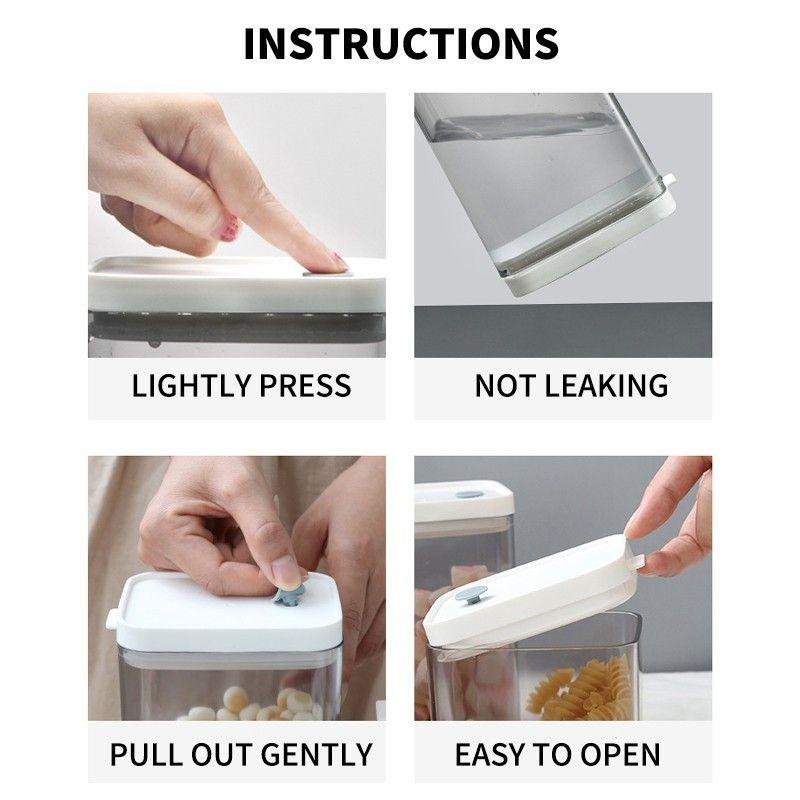 Tesora Airtight Container 1100ml & 1500ml, Furniture & Home Living ...