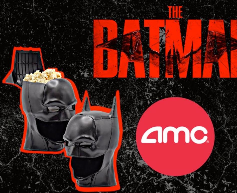 The Batman 2022 Limited Edition AMC Popcorn Vessel/Bucket, Hobbies ...