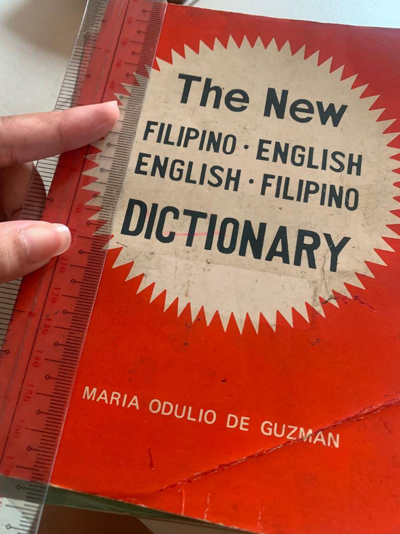 The New Filipino-English English-Filipino Dictionary, Hobbies & Toys ...
