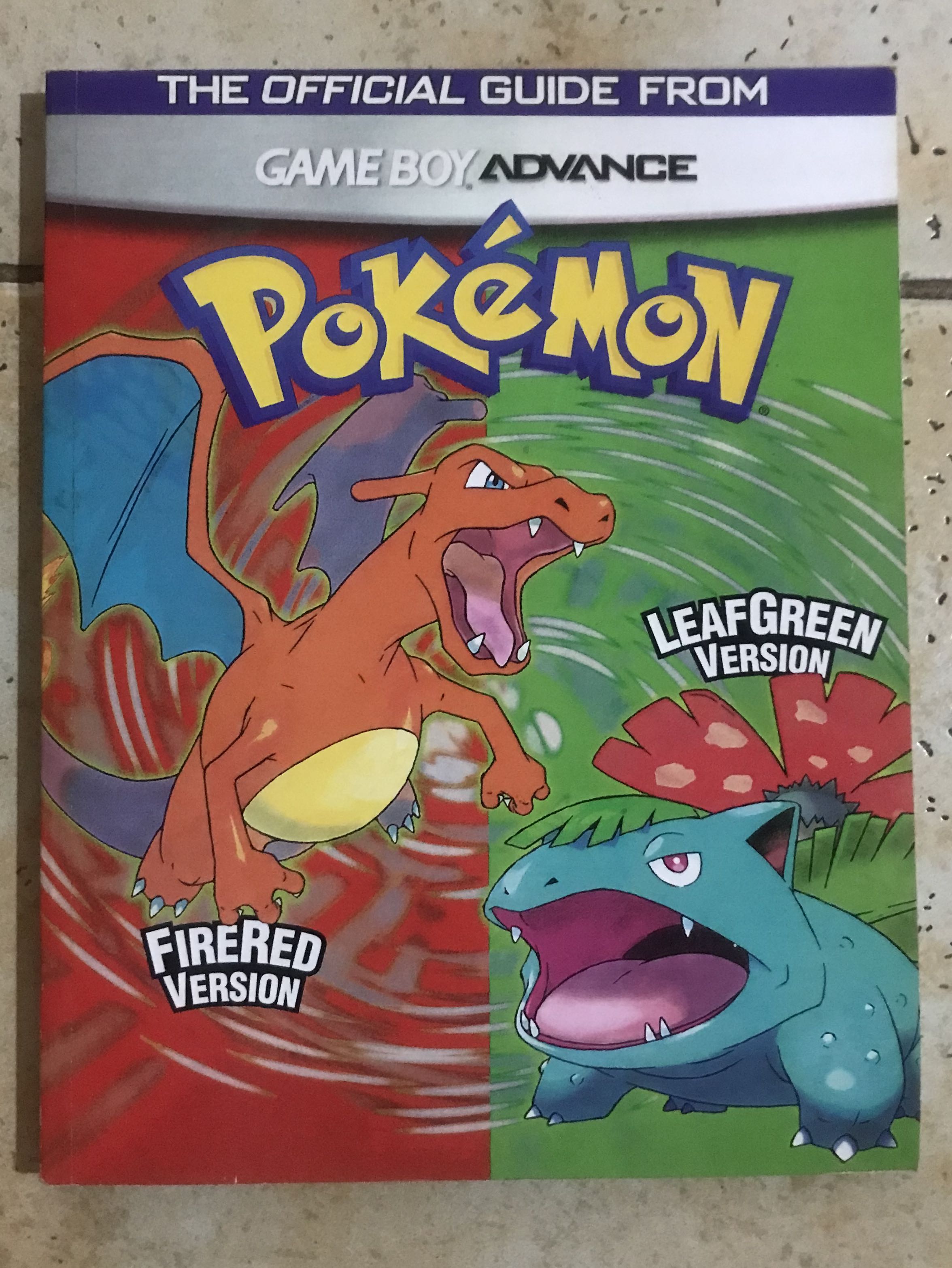 The Official Guide From Gameboy Advance Pokemon Fire Red Leaf Green ...
