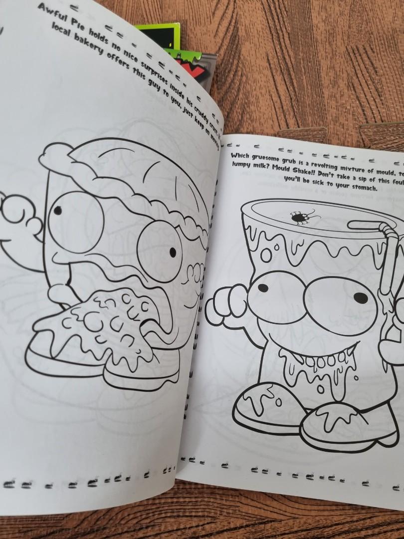 trash pack coloring book