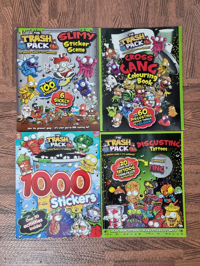 trash pack coloring book