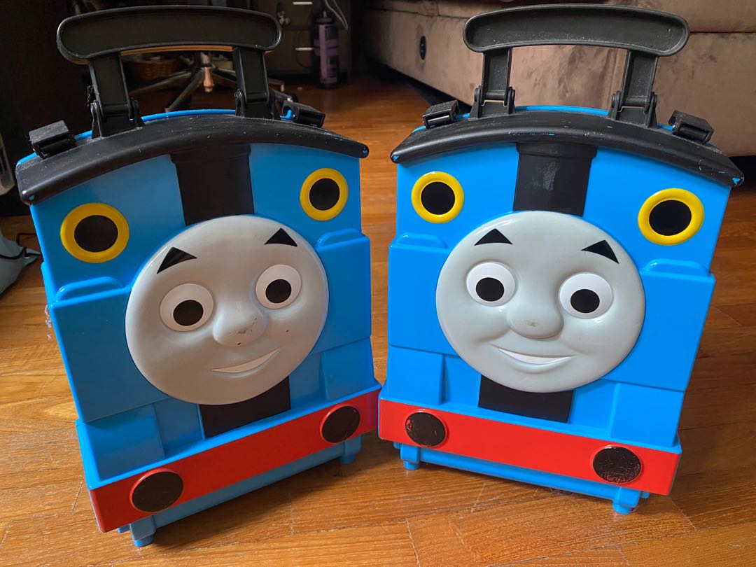 Thomas the train transport box with 12 trains, Hobbies & Toys, Toys ...