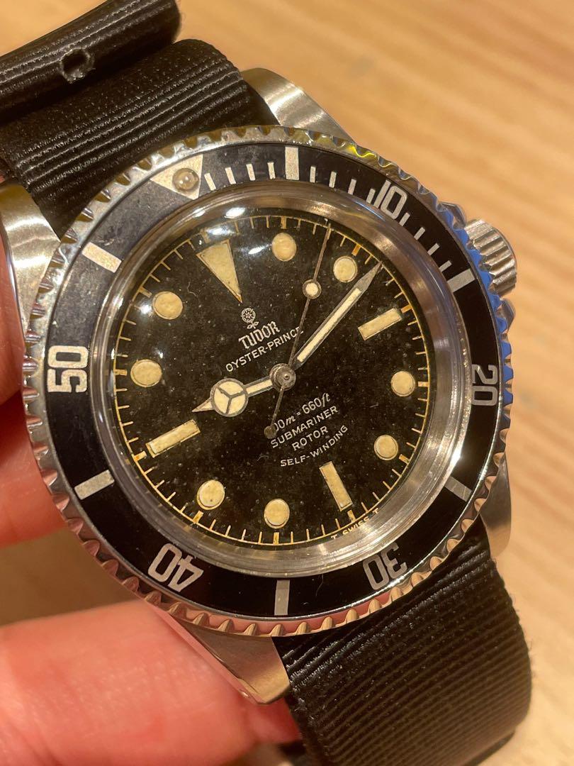 Tudor 7928 Submariner Gilt Dial, 名牌, 手錶 - Carousell