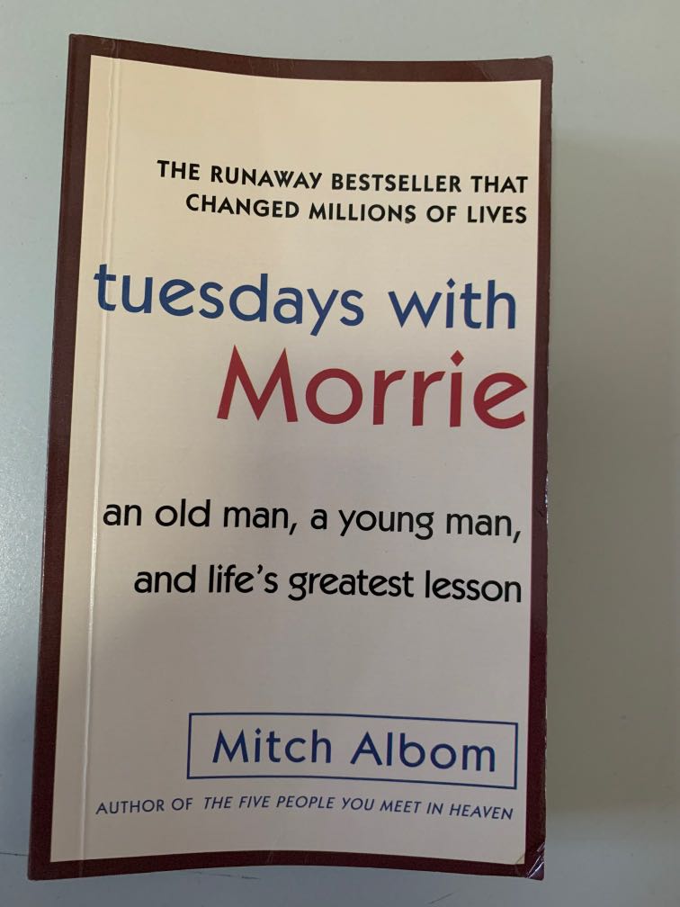 Tuesdays With Morrie By Mitch Albom, Hobbies & Toys, Books & Magazines ...